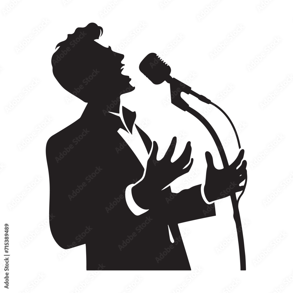 Echoes of Expression: Singer Silhouettes Echoing the Diverse Spectrum ...