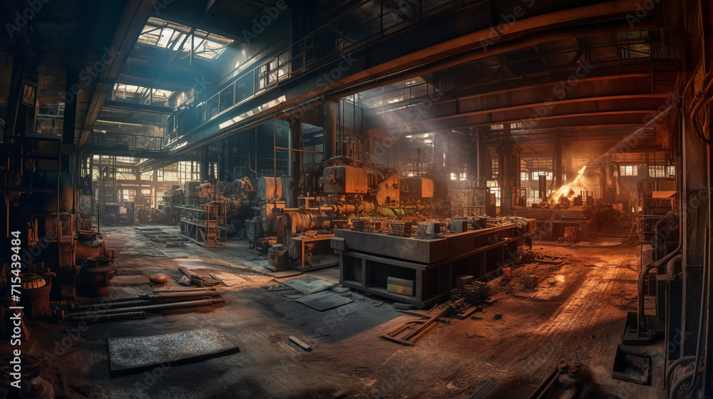 The Evocative Charm of an Abandoned Steel Factory: A Glimpse into the ...