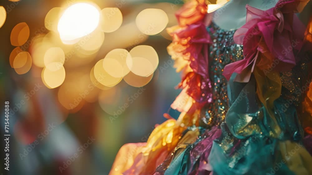 Make a bold statement in a colorful dress made entirely from recycled ...