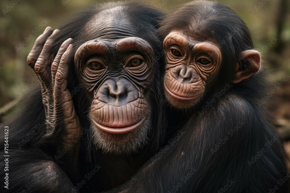 Explore the complex social structure of a chimpanzee troop. How do they ...