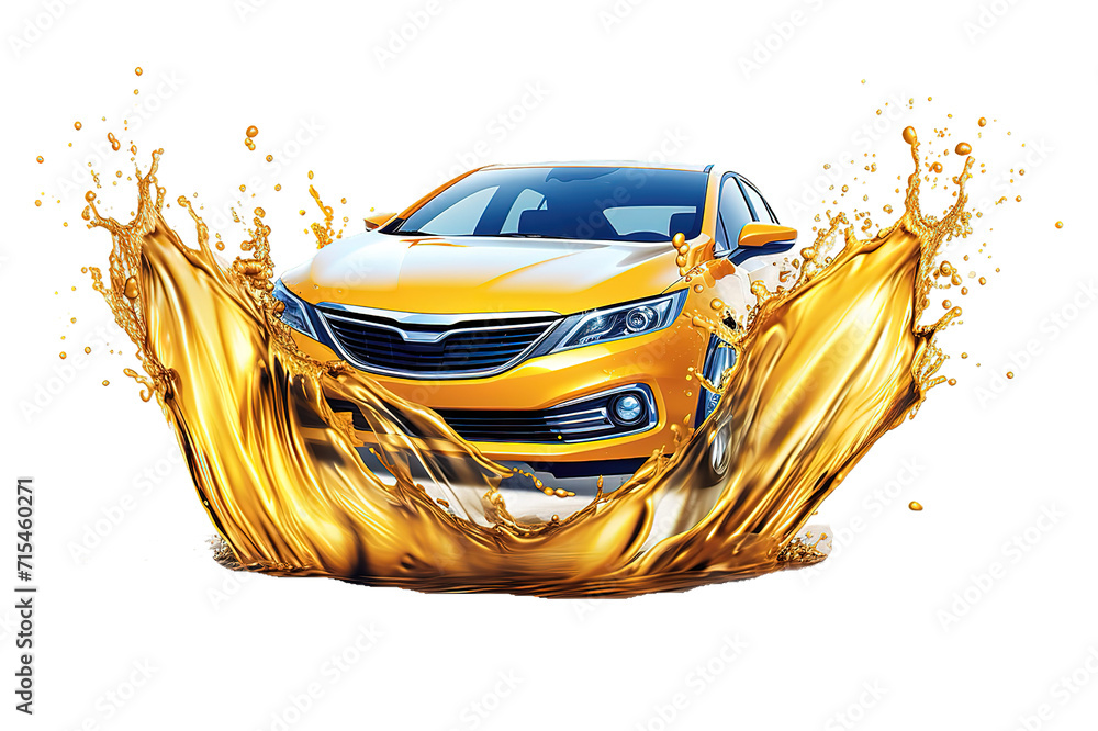 classic vintage car oil in the Front illustration isolated on PNG ...