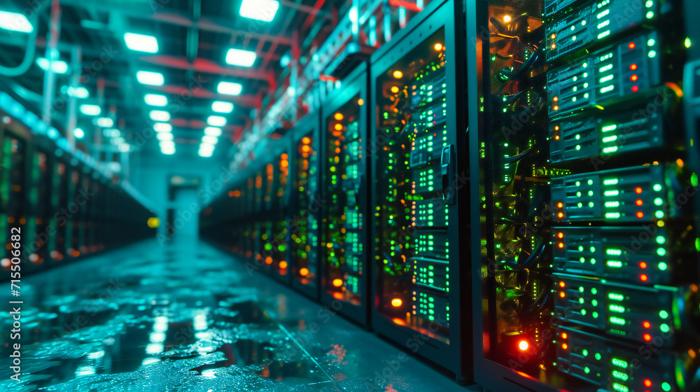 Security Server Rack: A server rack with a security concept ...