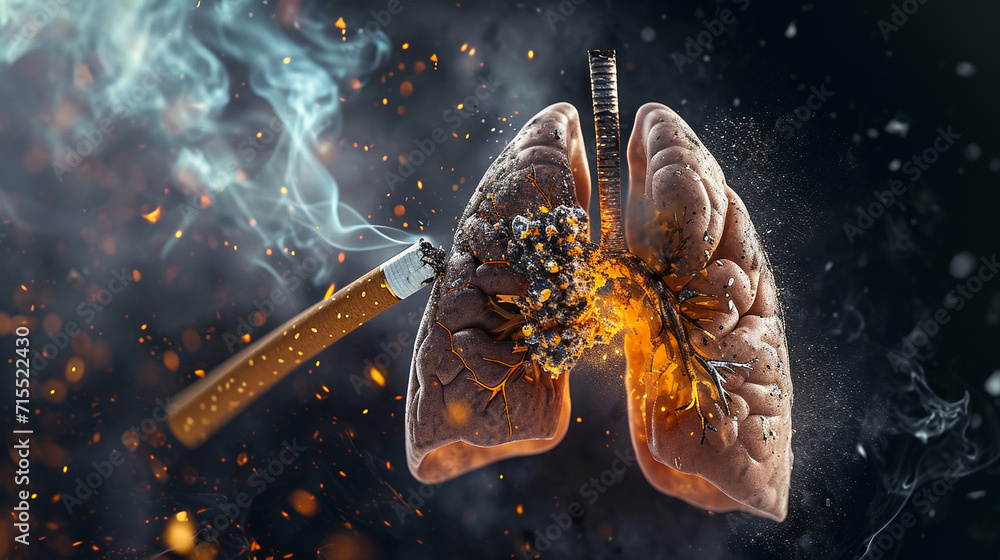 Illustration of a thought-provoking visual concept for No Tobacco Day ...