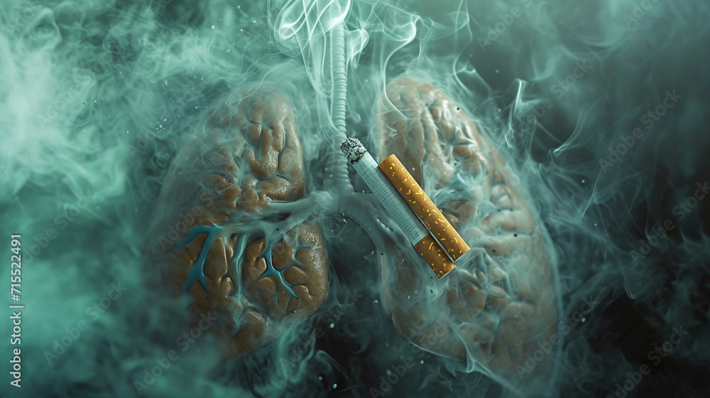 Illustration of a thought-provoking visual concept for No Tobacco Day ...
