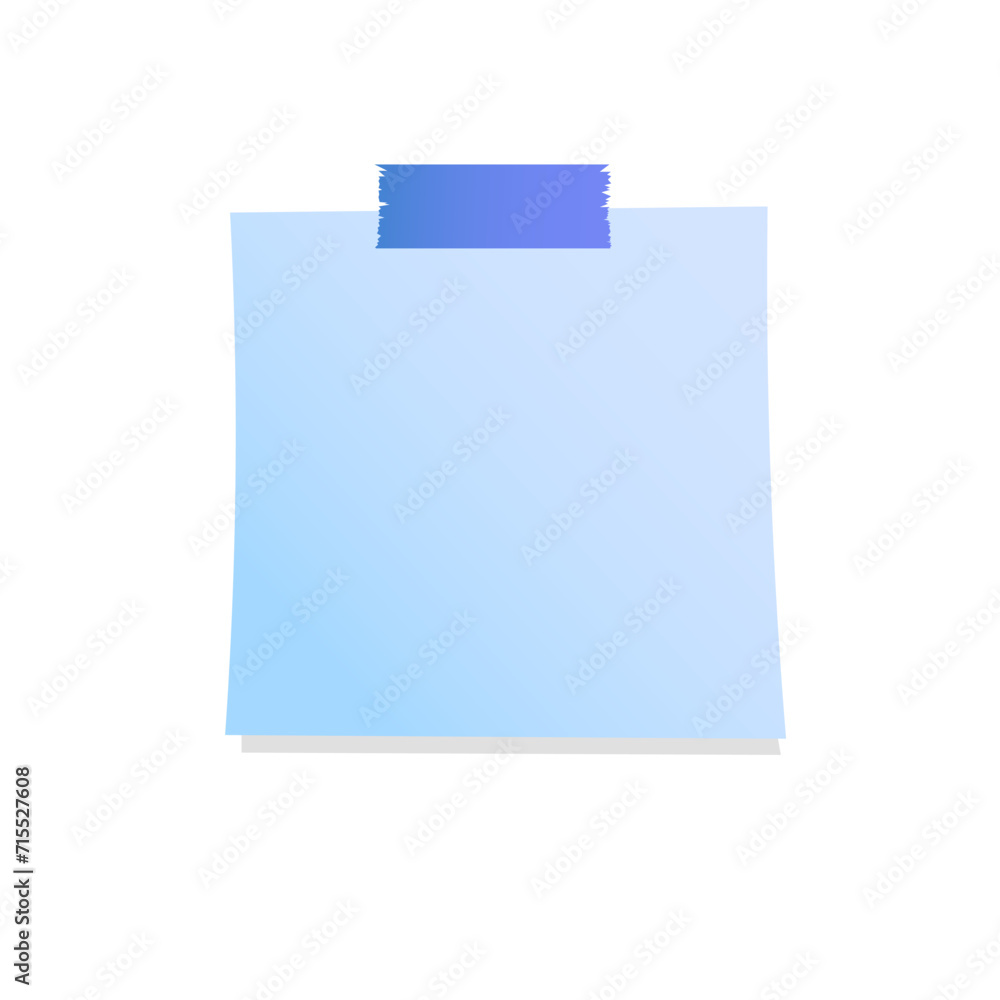 Blue gradient sheet mockup. Flat, template for text, mockup for ...