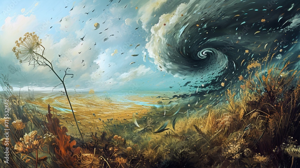 Whirlwind Harvest: A Dynamic Illustration of a Parallel Universe with ...