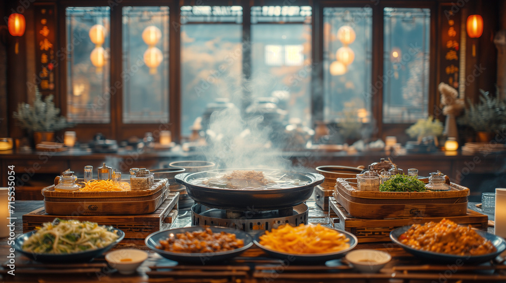 Authentic Sichuan Hot Pot Experience: Traditional Setup with Individual ...