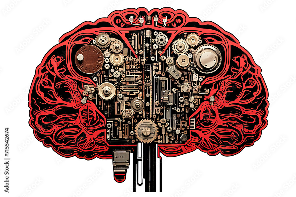 Brain, brain human anatomy, Isolated brain anatomy structure, head ...