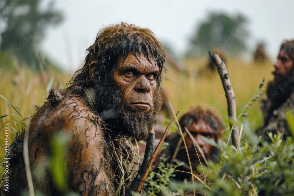 Chronicles of prehistoric life: primitive man, delving into the ...