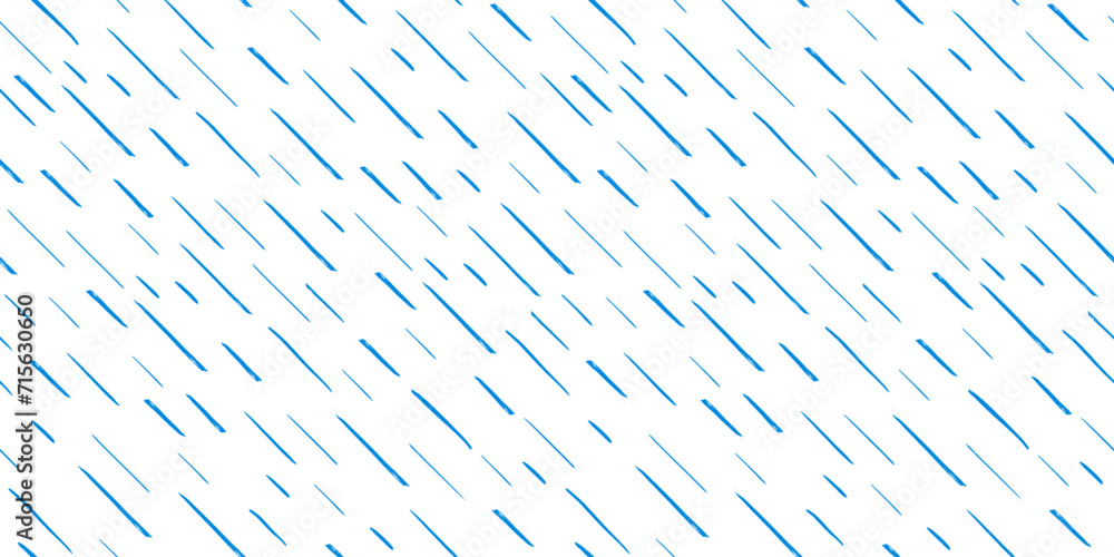 Hand-drawn blue diagonal lines on white background. Seamless texture ...