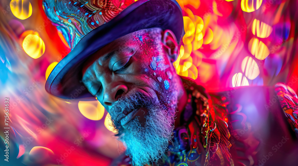 Carnival Illusionist: Wearing a Top Hat, Performing Animated Tricks and ...