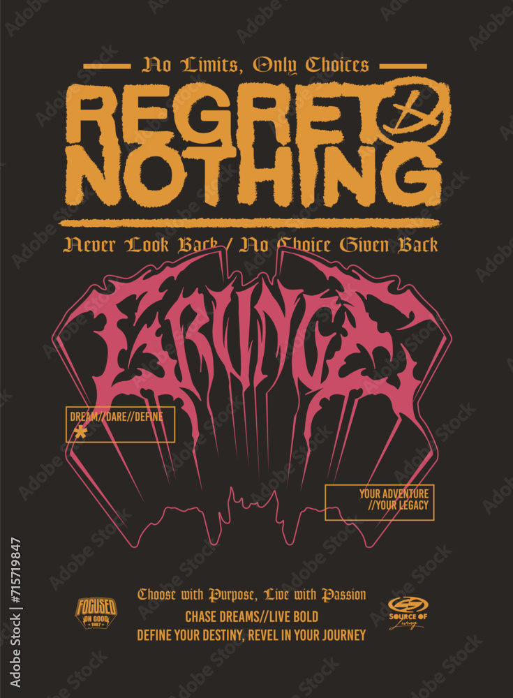 t shirt print design or poster art design featuring with slogans ...