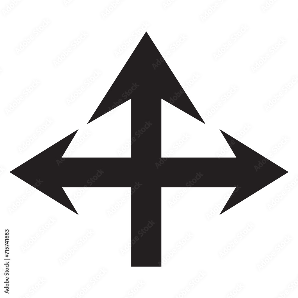 Vetor do Stock: way direction arrow sign. three arrow, way sign, road ... Vetor do Stock: way direction arrow sign. three arrow, way sign, road ...