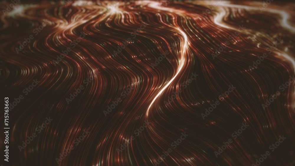 Abstract Streaming Lines Background/ 4k animation of an abstract ...