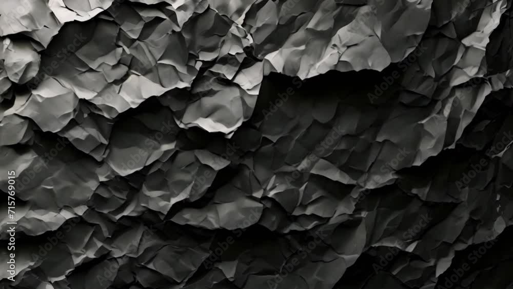 Black crumbled paper background texture. Black crumpled paper texture ...
