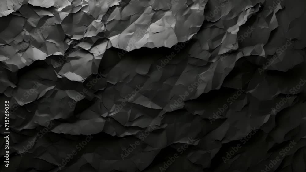 Black crumbled paper background texture. Black crumpled paper texture ...