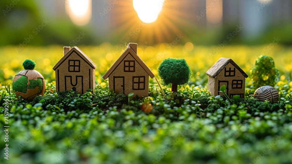 Sustainable Living, Images showcasing eco-friendly practices, such as ...