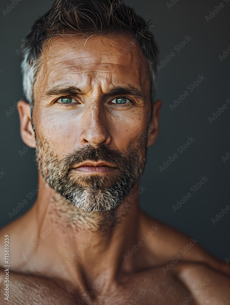 Handsome white man, green eyes, good physical condition, CEO, short ...