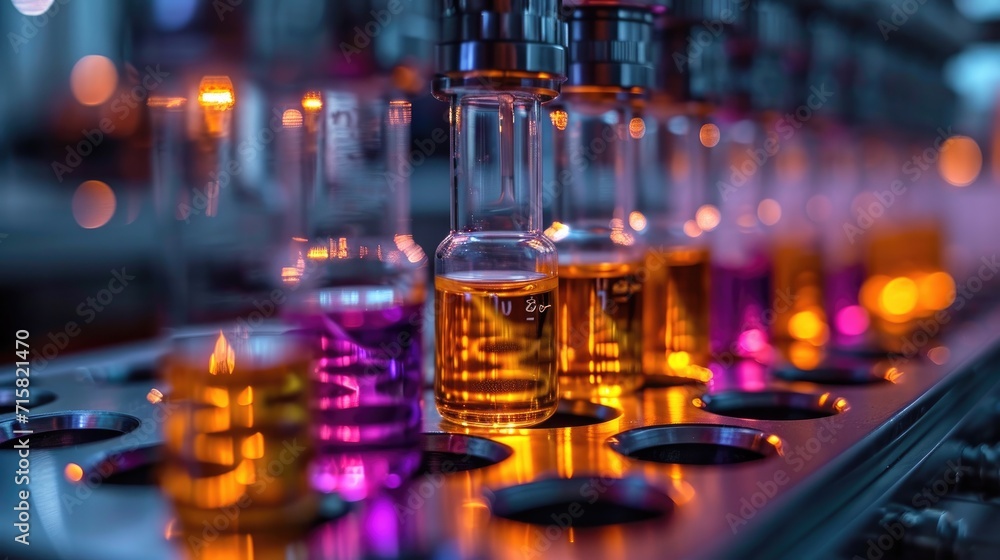 Advanced Medical Laboratory in Operation: Conducting Detailed Testing ...