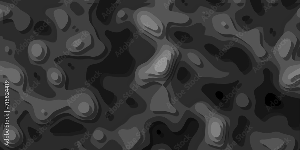 Stylized topographic contour map. Geography scheme and terrain ...