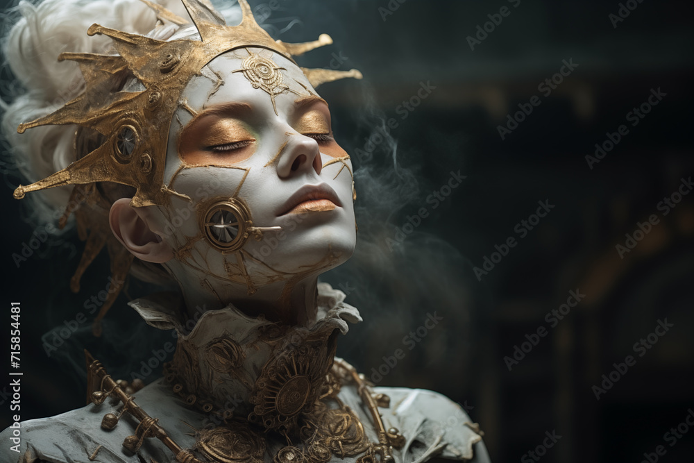 Portrait that reflects the harmony found in diversity, capturing the ...