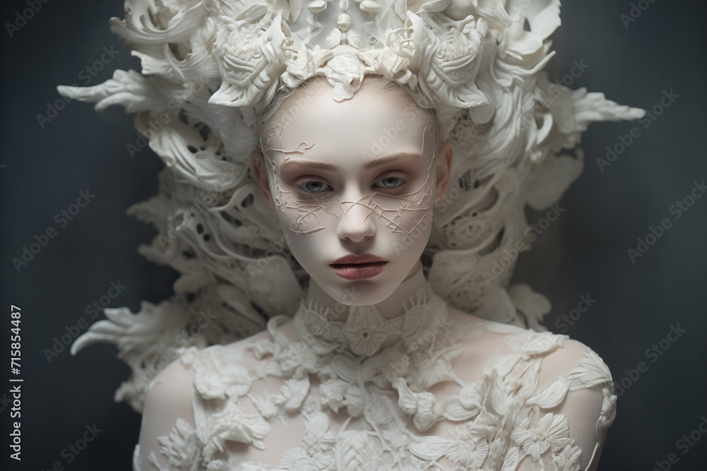 Portrait that reflects the harmony found in diversity, capturing the ...