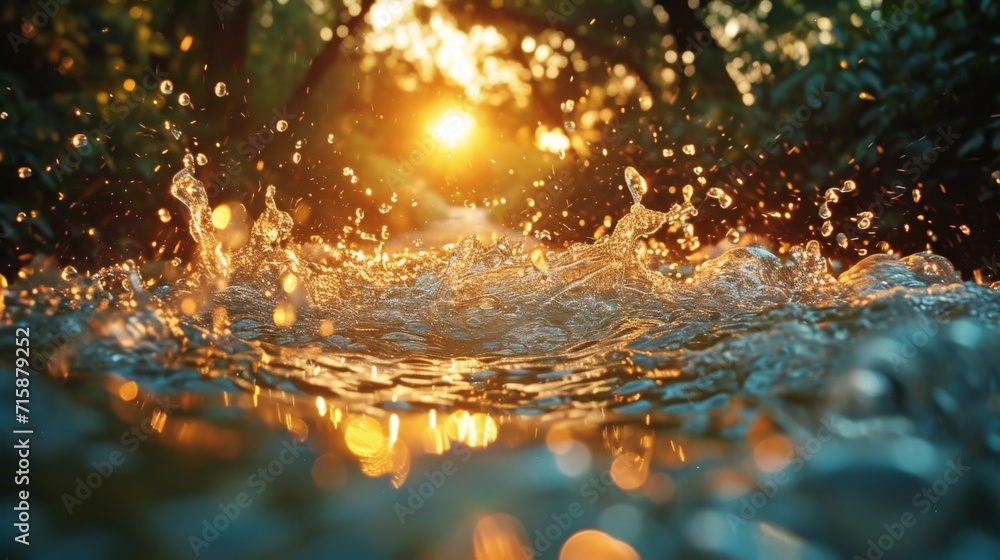 An organic and natural abstract background, mimicking the flow of water ...
