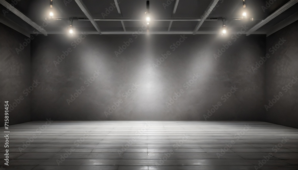 backdrop photo background illuminated by lamps studio gray background ...
