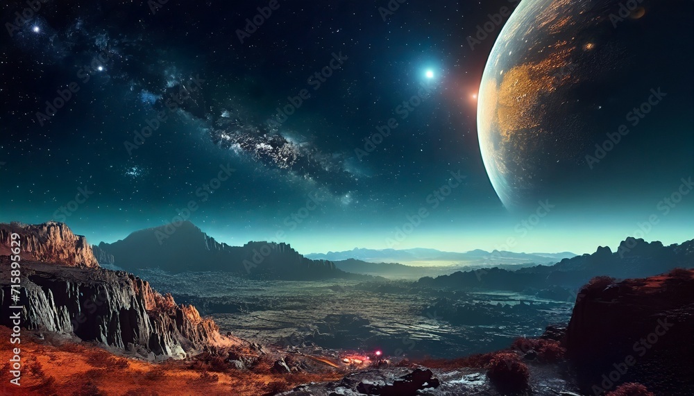 planet and space wallpaper 4k landscape beautiful scenery ilustração do ...