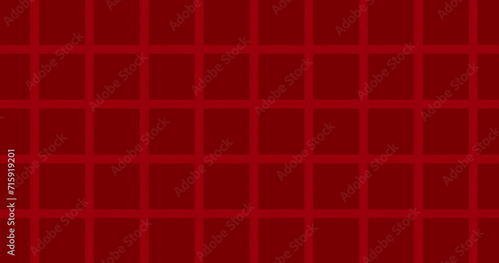 Vidéo Stock Flat Square tile shape placed together moving in a single ...