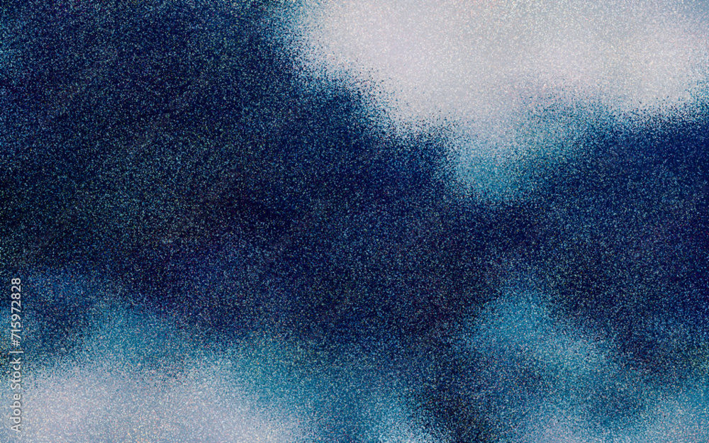 Beautiful abstract blue sky color gradient background with noise or ...