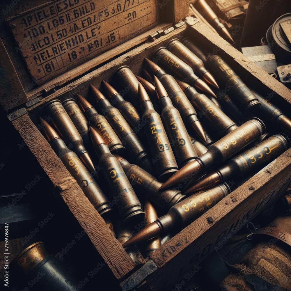 Military shells, artillery ammunition storage, manufacturing of weapons ...