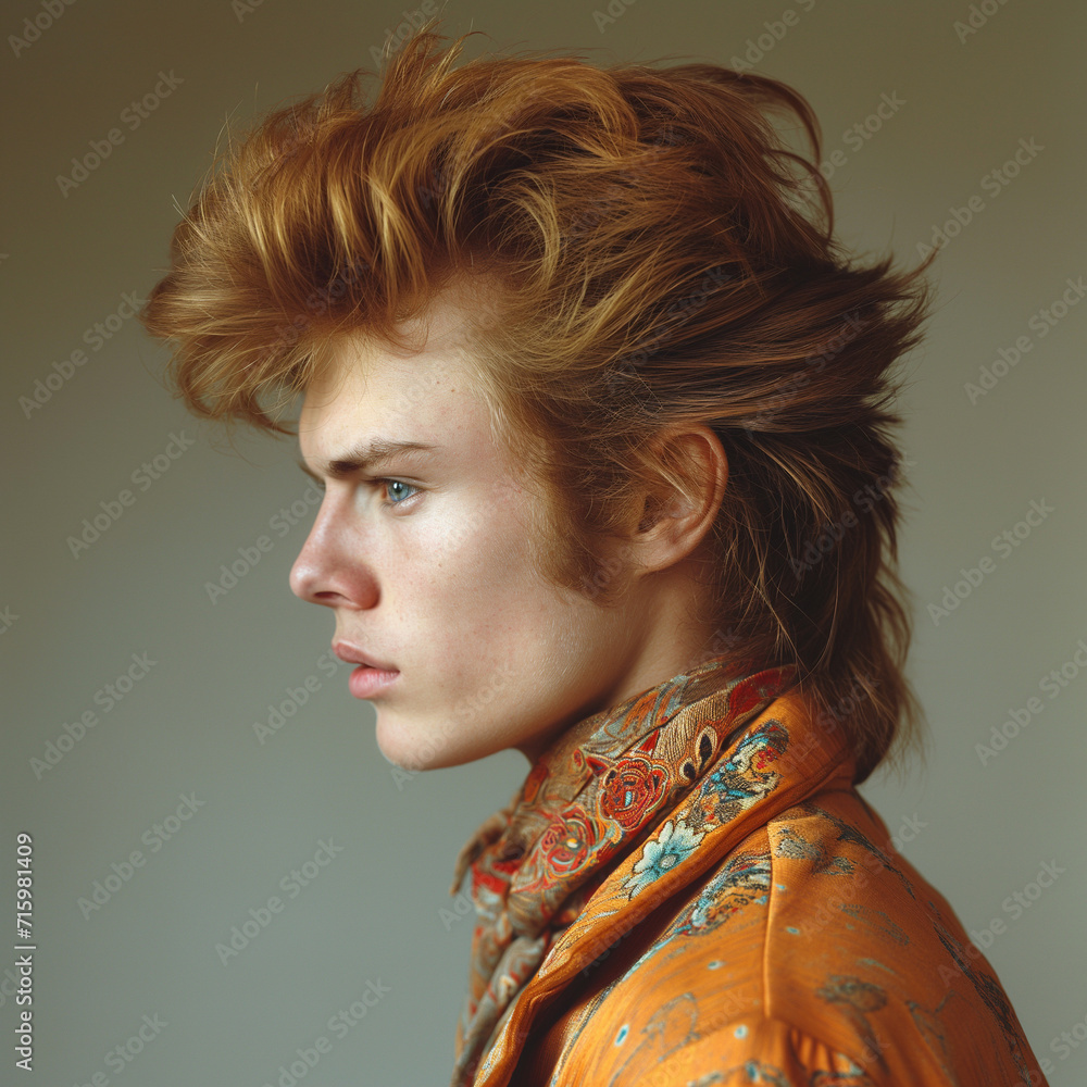 The mullet haircut style is a haircut in which the hair on the back of ...