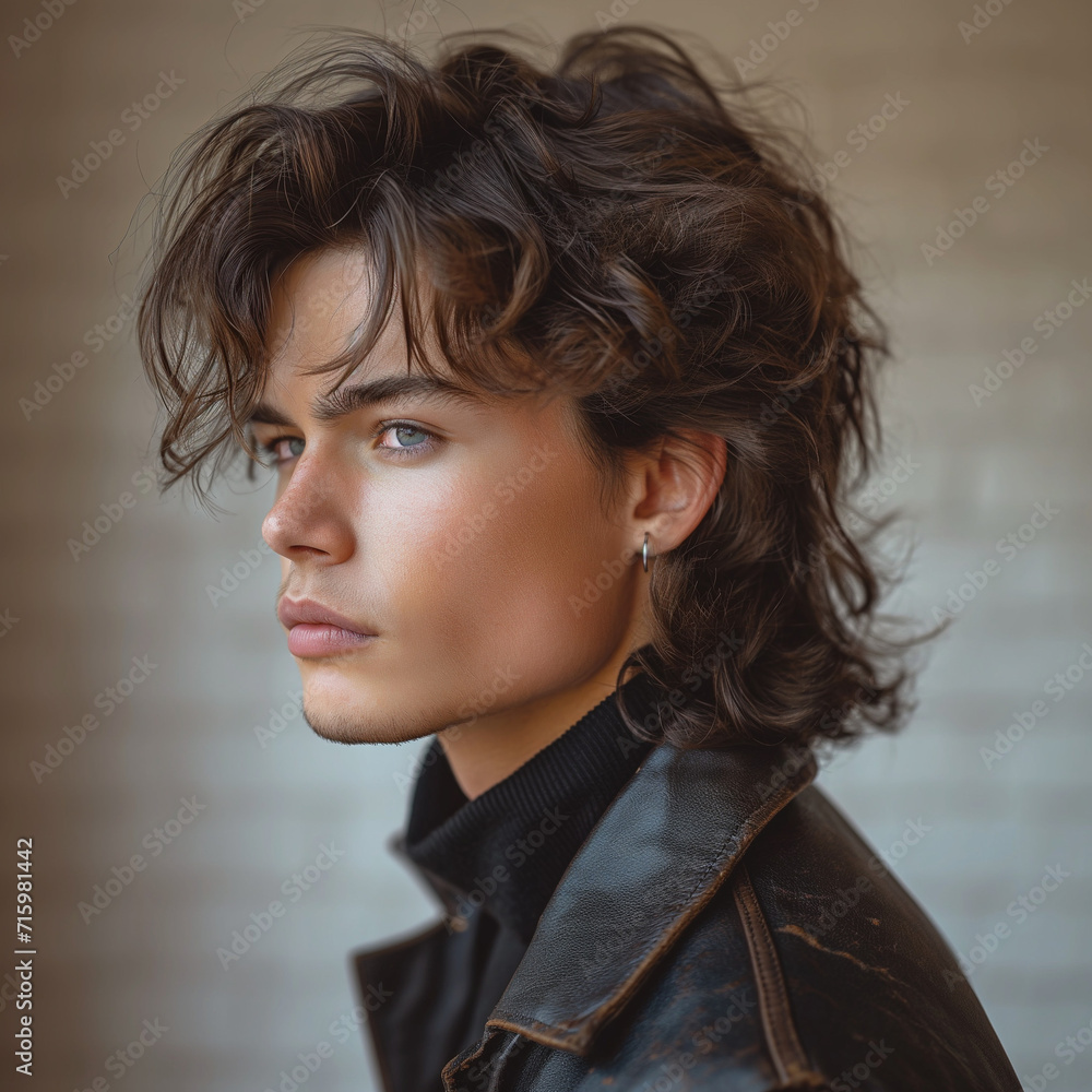 The mullet haircut style is a haircut in which the hair on the back of ...