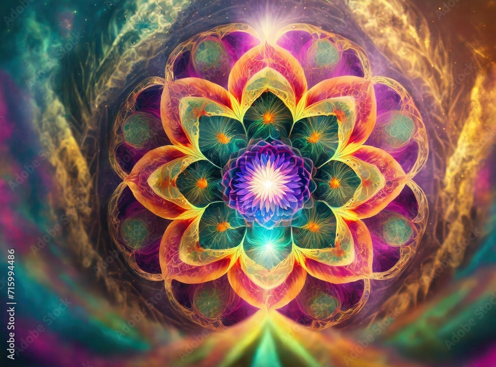 Psychedelic chakra activation imagery during the peace and love era ...