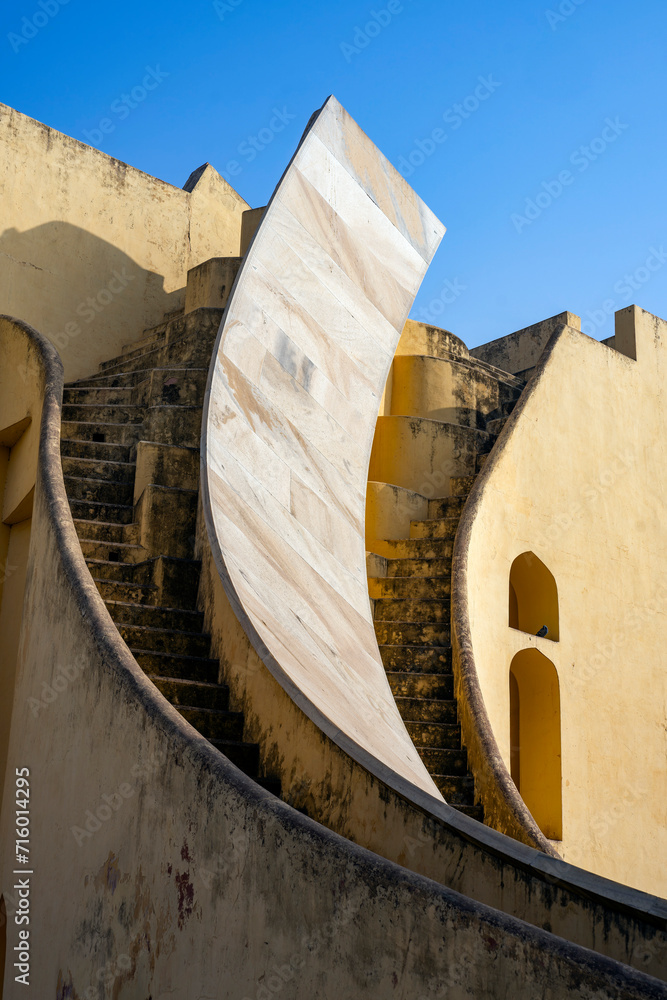 Jaipur, India - January 5, 2024: The Jantar Mantar, Jaipur is a ...