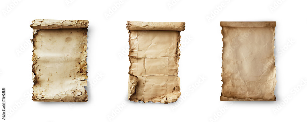 transparent png background cutouts of old rugged torn burnt letter page ...