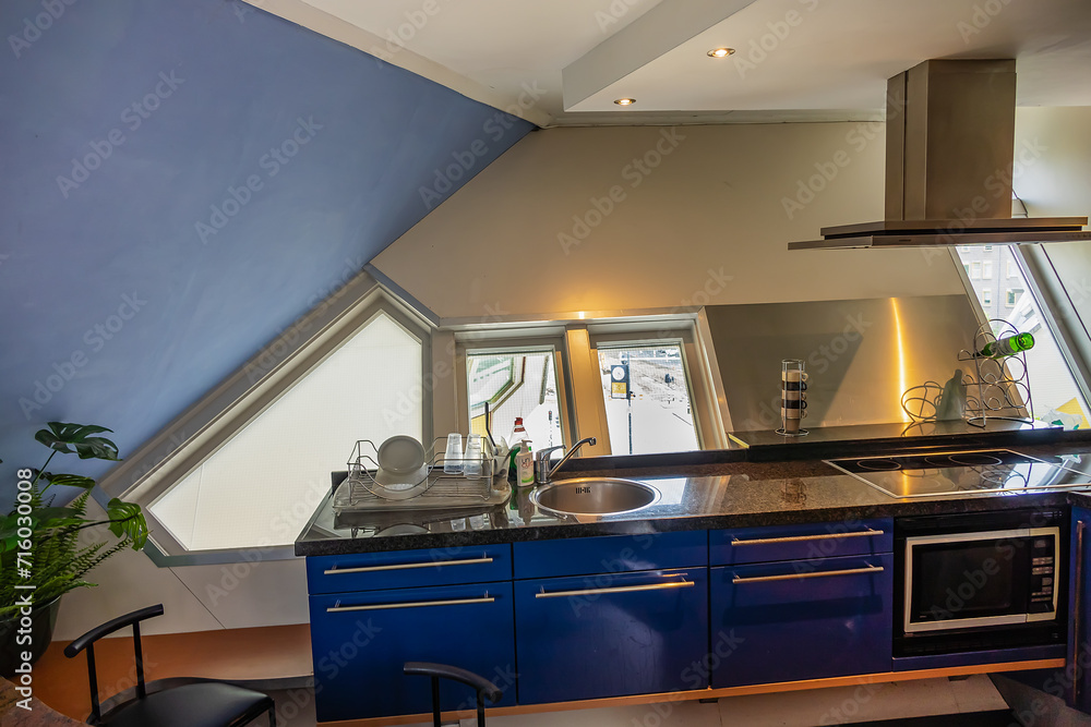 Interior of Rotterdam Innovative houses - Cube houses (Kubuswoningen ...