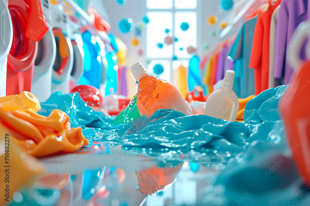 Laundry room, which leaked water, causing a flood, and now all the ...