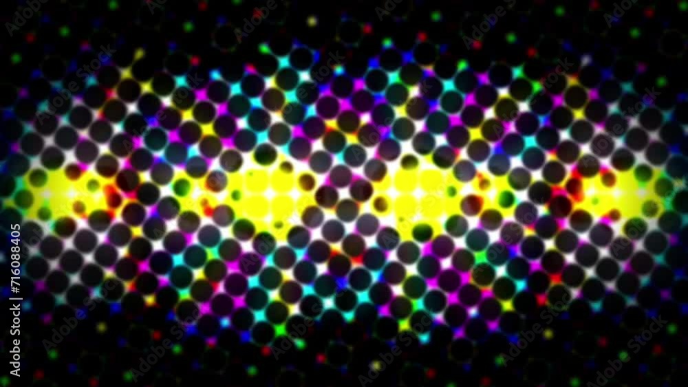 Vidéo Stock Disco background with lights. Science fiction. 4k Fractal Dynamic CGI Animation and ...