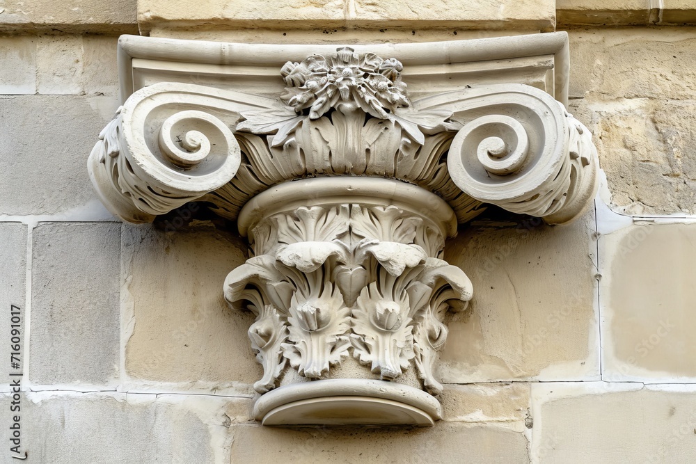 Architectural decorations of buildings in Catalonia include columns ...