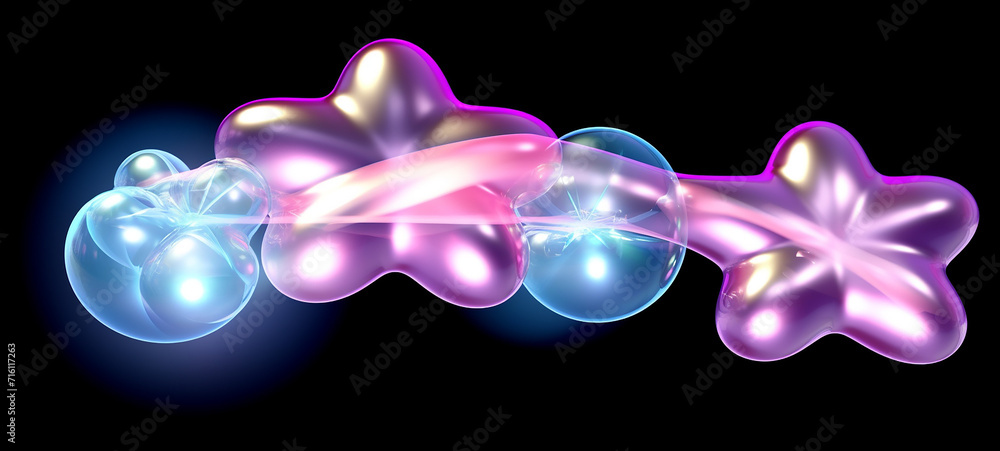Simple Translucent Iridescent Blow Up Stars: Minimal Inflatable Rubber ...