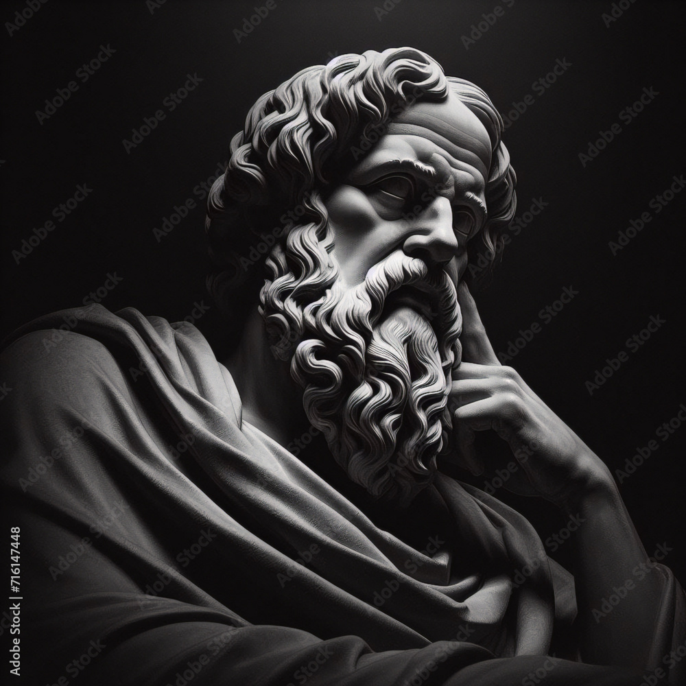 Socrates, Greek philosopher from Athens, founder of Western philosophy ...