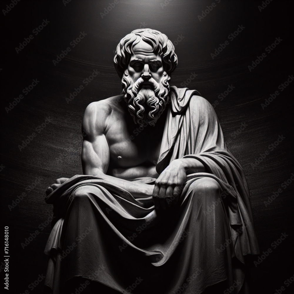 Socrates, Greek philosopher from Athens, founder of Western philosophy ...