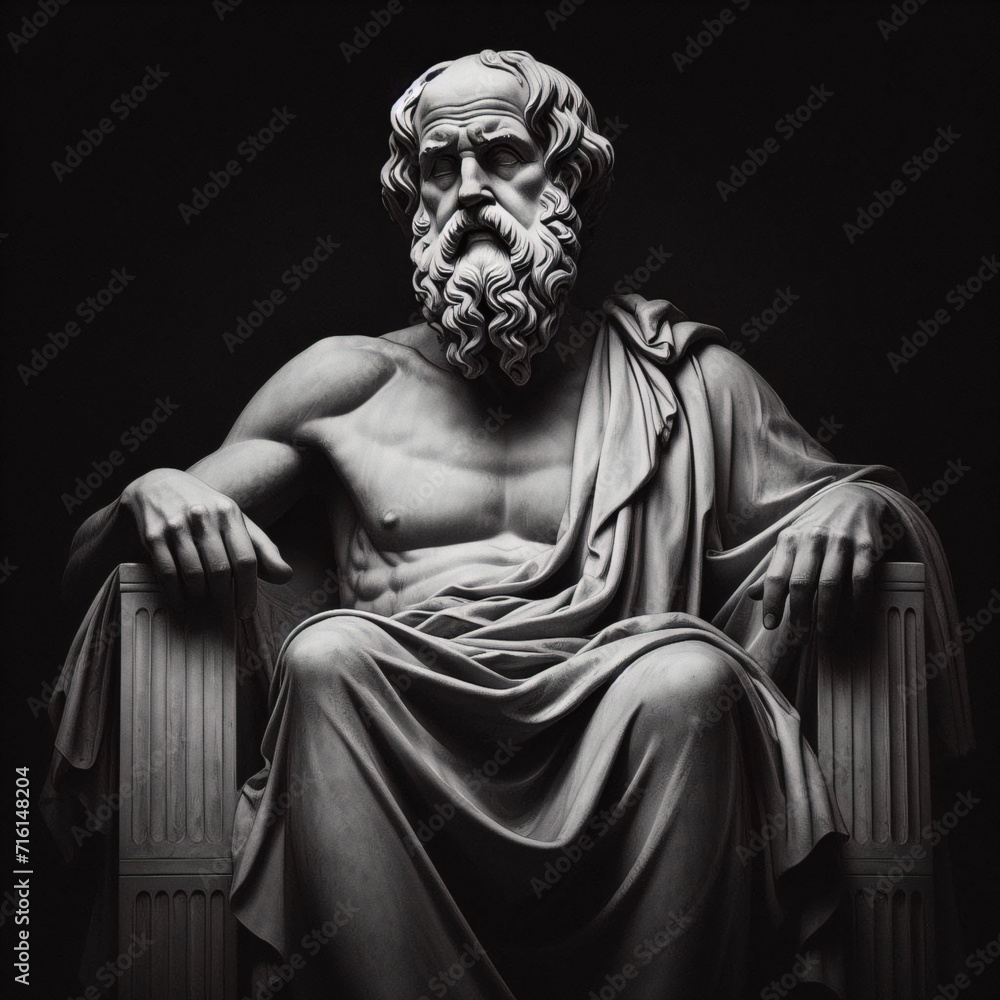 Socrates, Greek philosopher from Athens, founder of Western philosophy ...