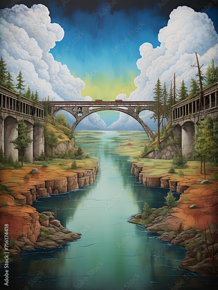 Route 66 Nostalgic Landscapes: Overwater Roadways, Island Artwork ...