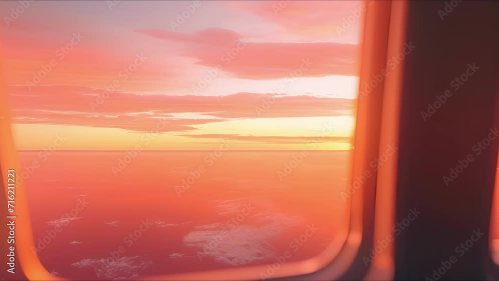 The private jet window is the perfect frame for the breathtaking ...