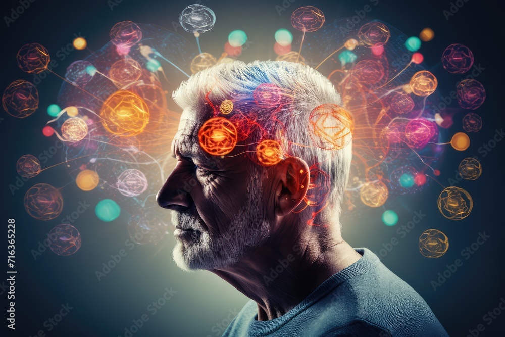 Ilustracja Stock: Colorful brain explosion creativity and neural ...