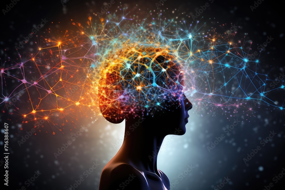 Nerve cell Neuronal structures. Brain cell Axonal arborization ...