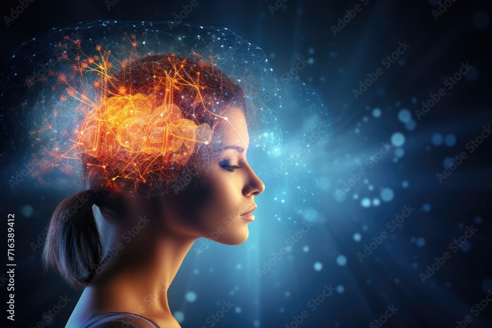 Nerve cell Neuronal structures. Brain cell Axonal arborization ...